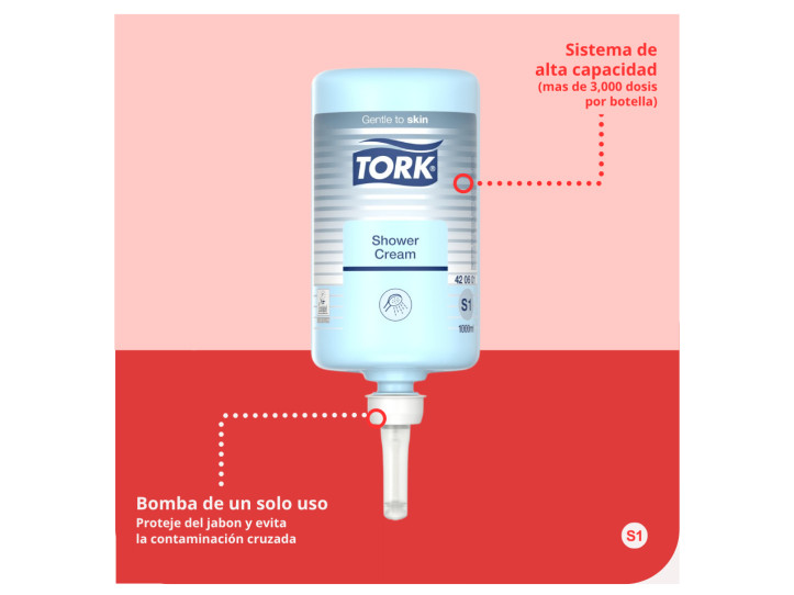 420601 Jabón liquido para Cuerpo y Cabello Tork® - Repuestos